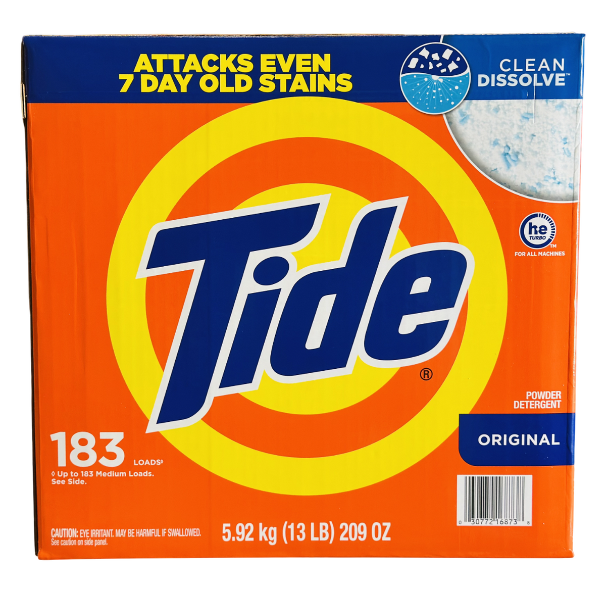 Tide Original Powder Laundry Detergent, 183 Loads – 13 lb (5.92 kg ...