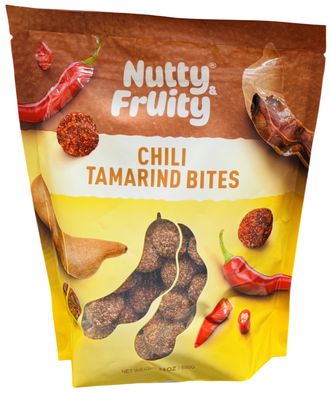 Nutty & Fruity Chili Tamarind Bites, Sweet and Spicy Snack, 24 oz Bag ...