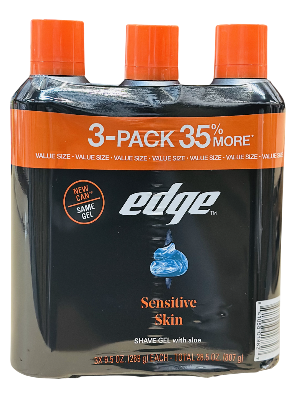 Edge Sensitive Skin Shave Gel with Aloe, 3-Pack (9.5 oz Each) — Syessa