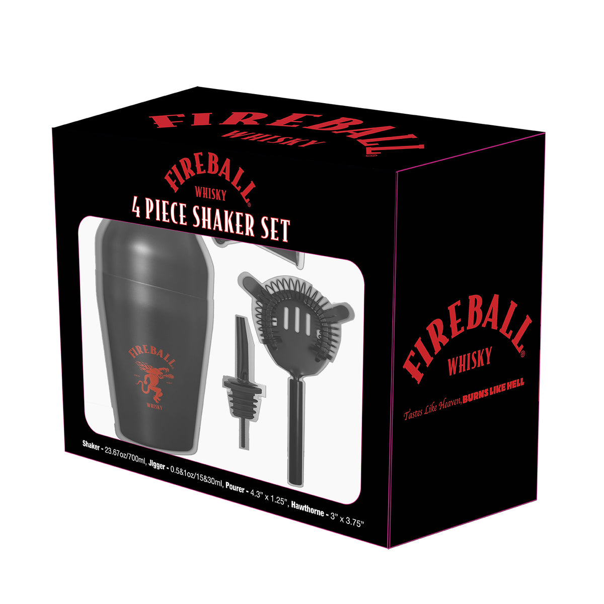 Fireball 4 Piece Shaker Set — Syessa