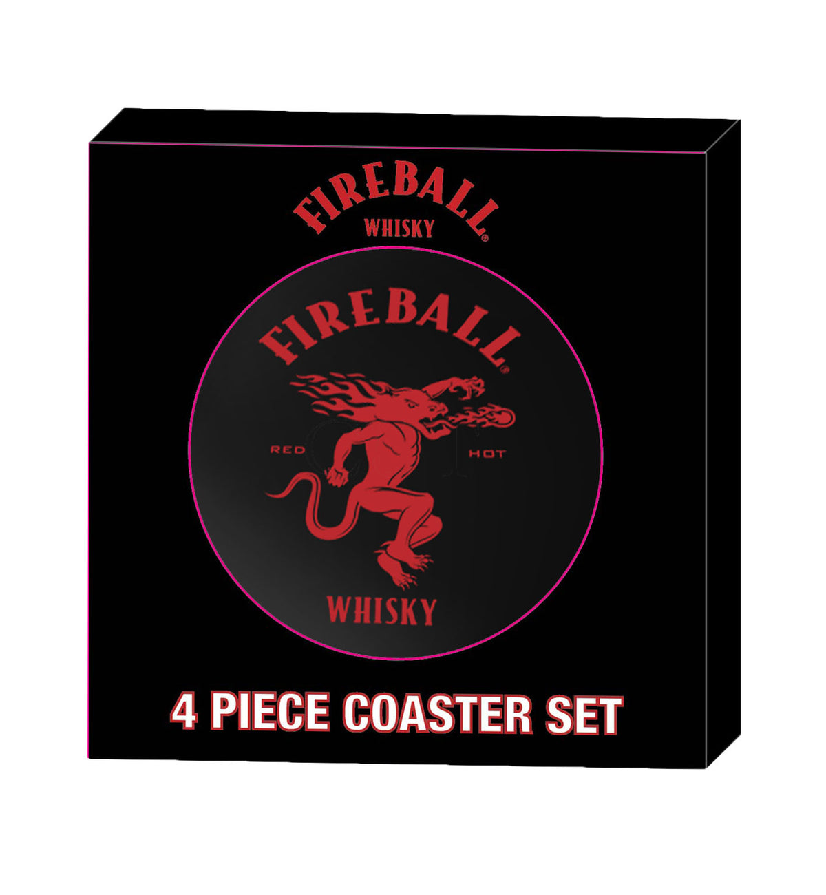 Fireball 4 Piece Coaster Set — Syessa