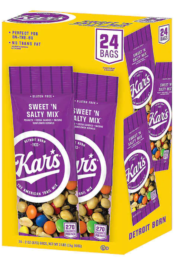 Kar's Trail Mix, Sweet 'N Salty, 2 oz, 24-count — Syessa